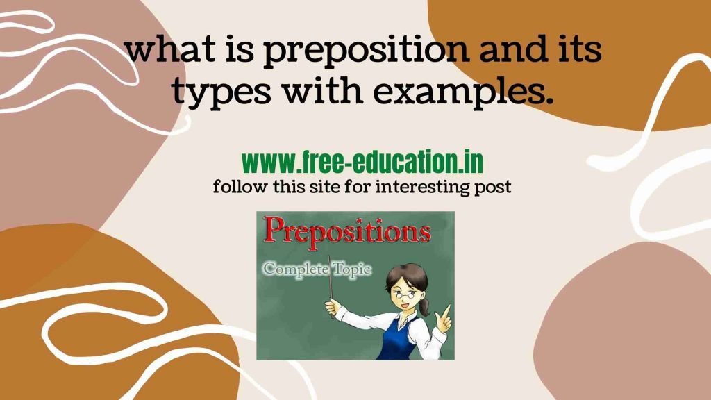 prepositions definition (what is preposition and its types.) - Wisdom ...